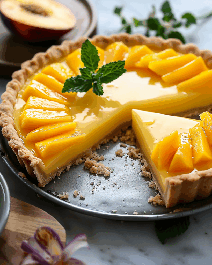 Mango Curd Tart Recipe