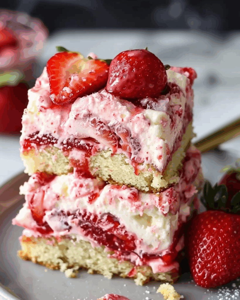 Strawberry Earthquake Cake Recipe (Easy, Gooey, and Delicious)