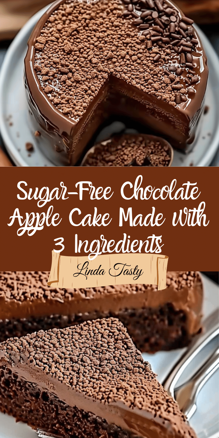 Apple Cocoa Cake (No Sugar!)