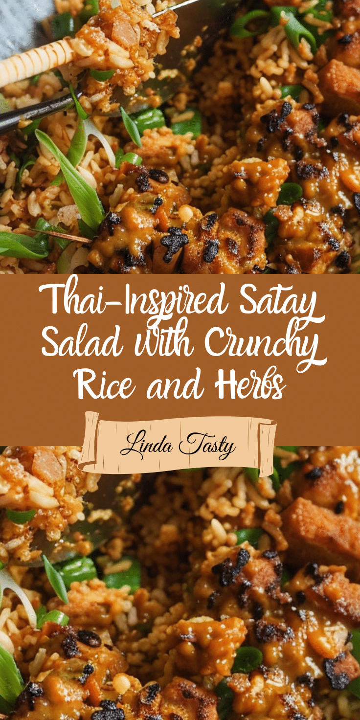 Flavor-Packed Satay Crispy Rice Salad Recipe